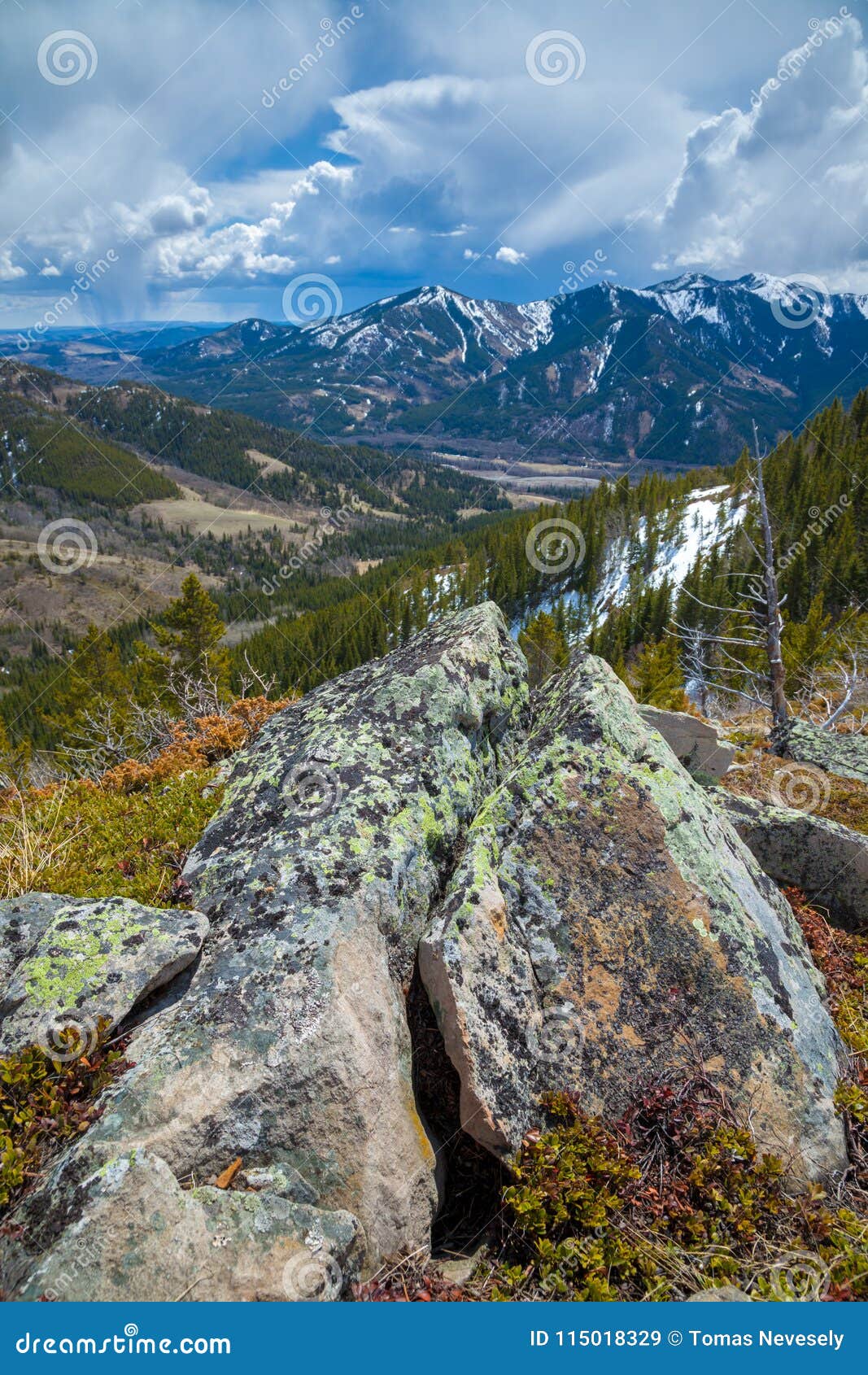 The Grass Pass Overlooking the Highwood River Valley, Kananaskis ...