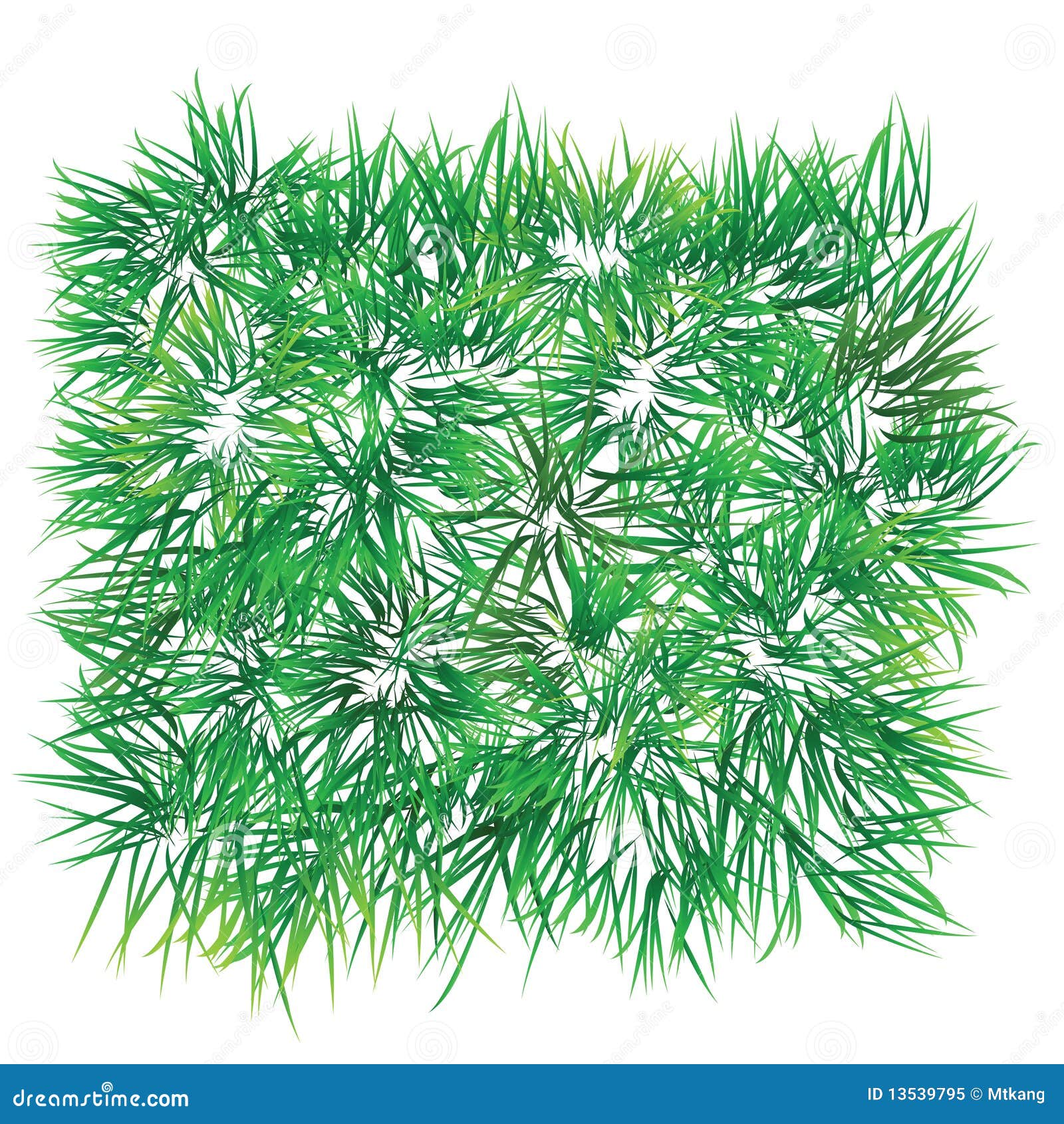 Grass patch stock vector. Illustration of nature, frame - 13539795