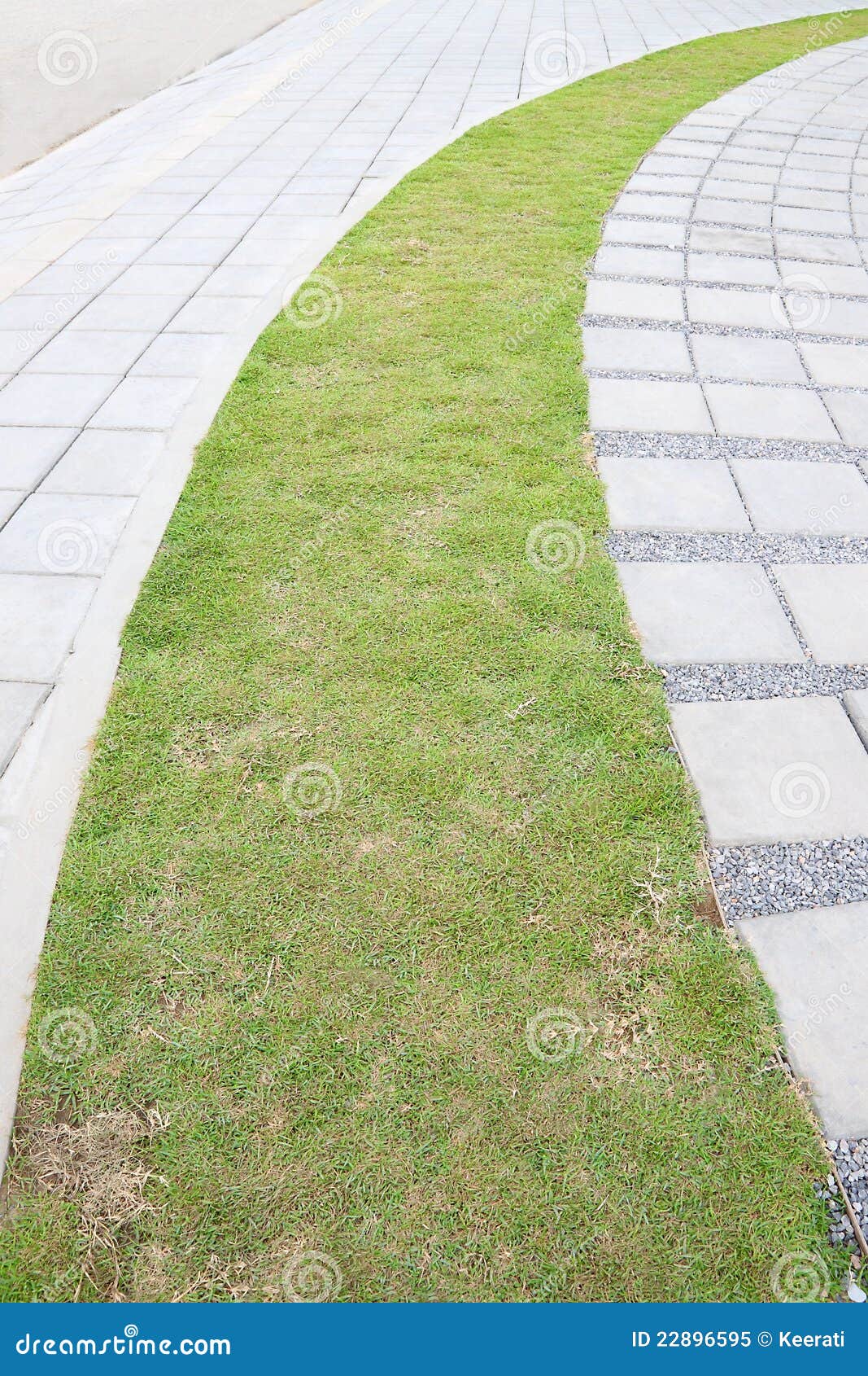 Grass path curve stock image. Image of footpath, concept - 22896595