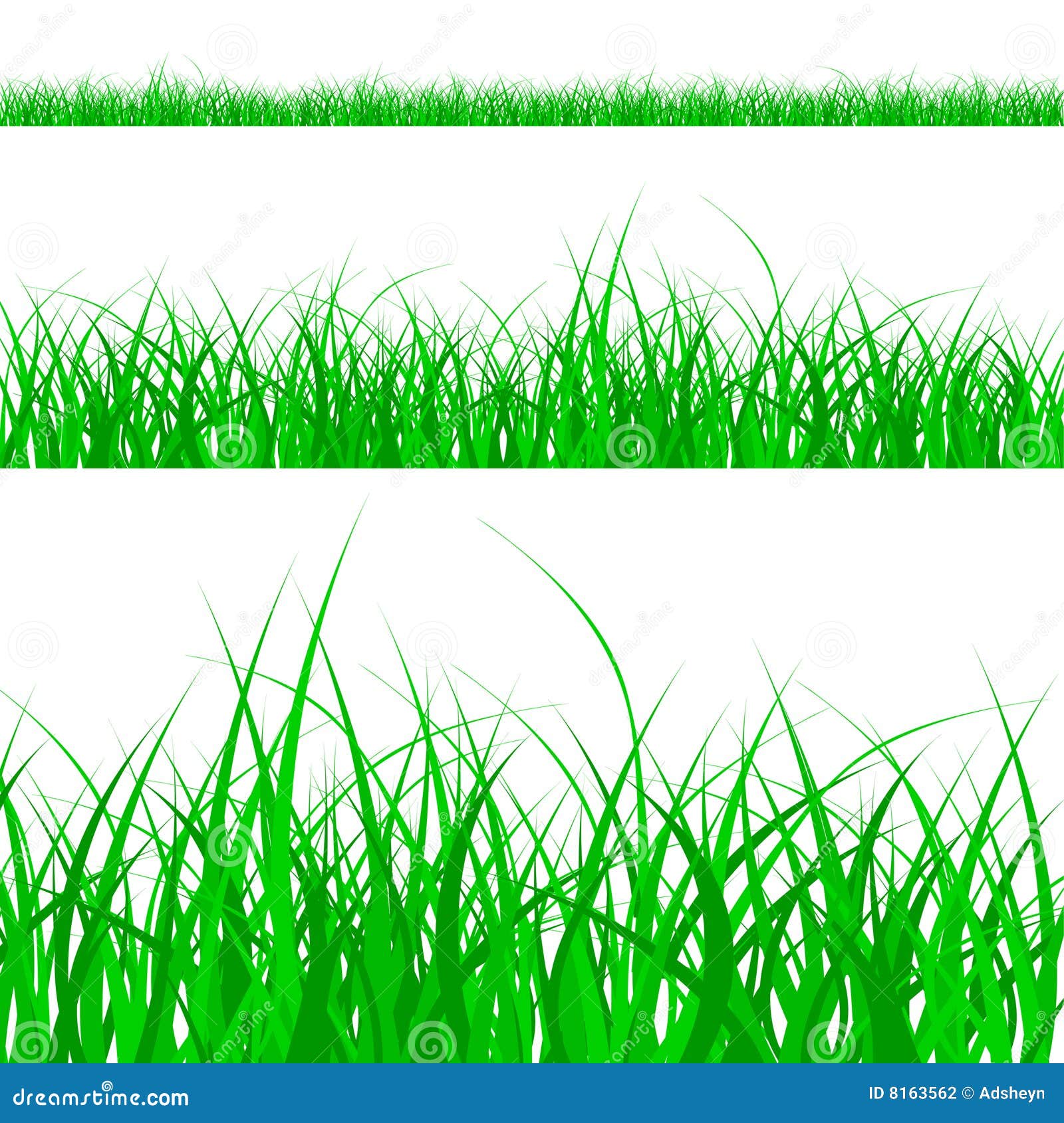 Grass_pattern stock vector. Illustration of green, isolated - 8163562