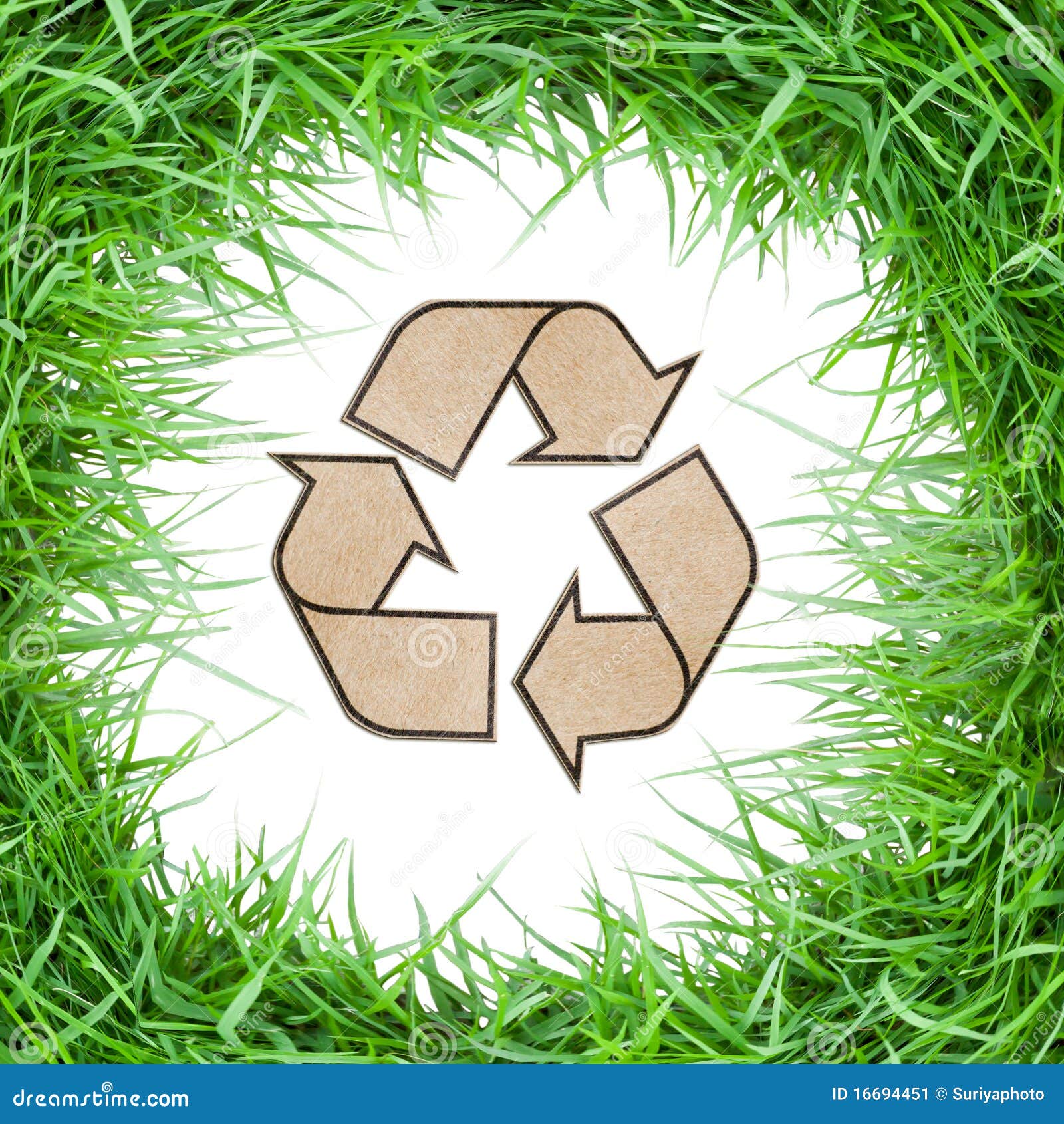 GRASS RECYCLE SYMBOL stock illustration. Illustration of arrows - 16694451