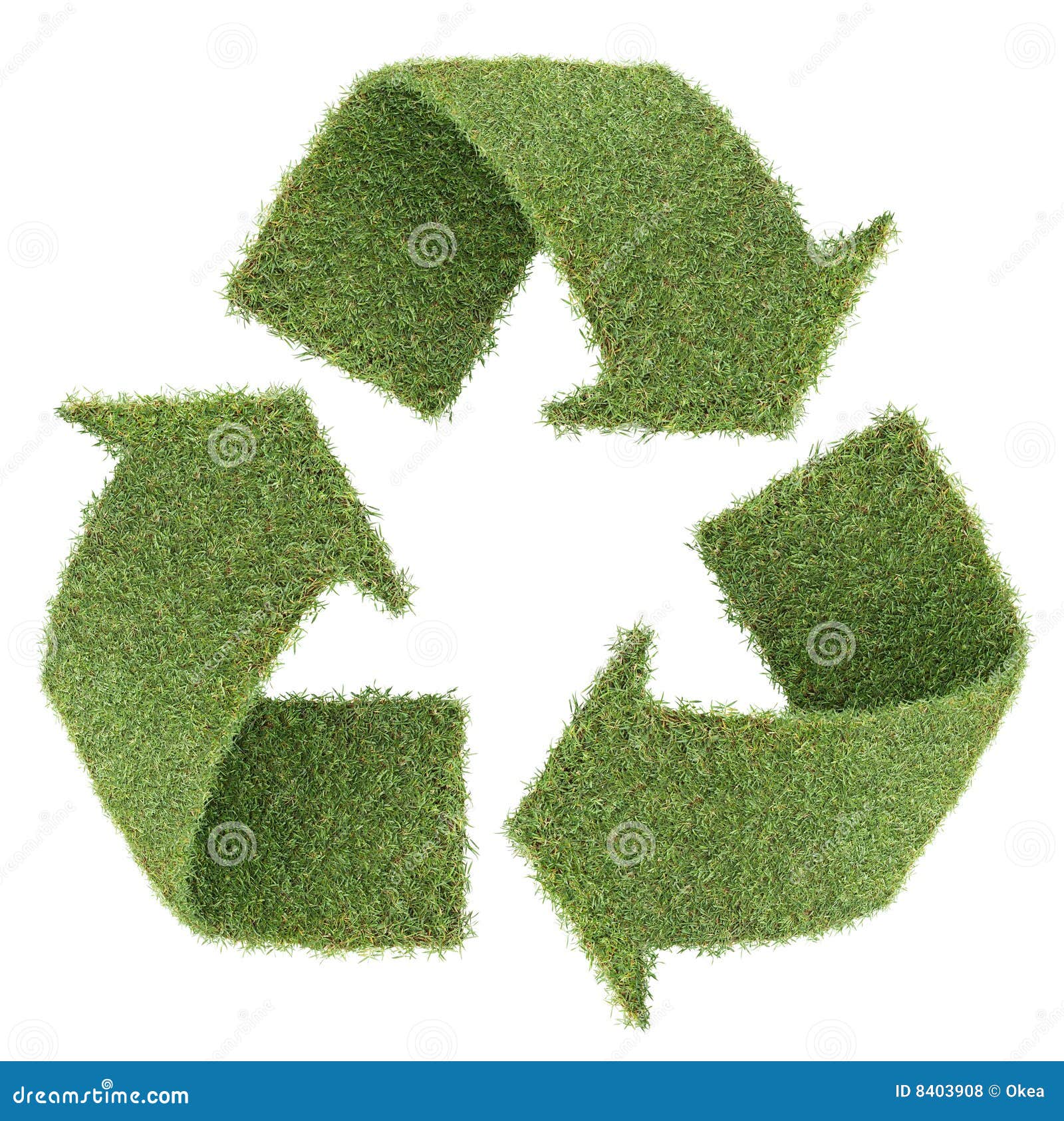 Grass recycle symbol stock photo. Image of sign, arrow - 8403908