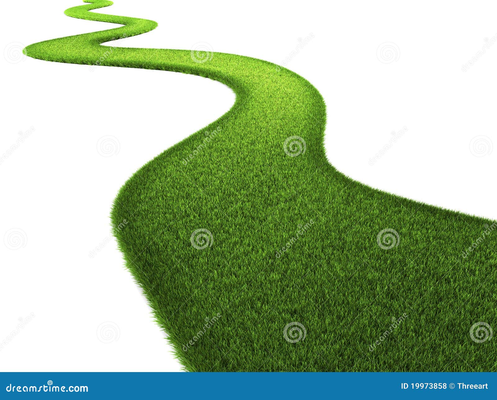 Grass Road stock illustration. Illustration of ecology - 19973858