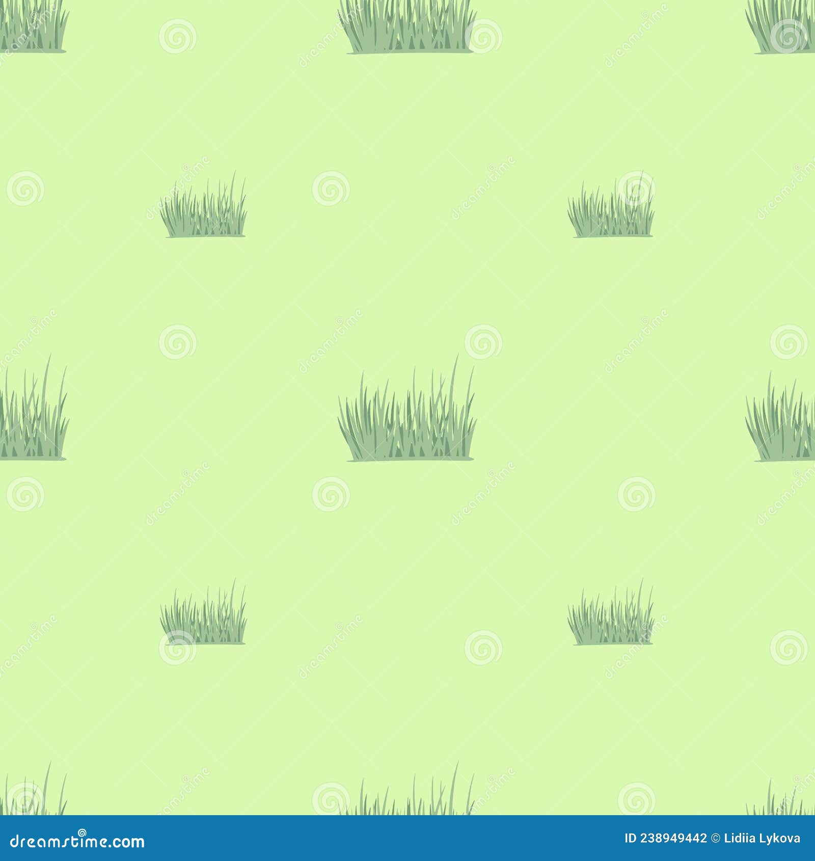 Grass Seamless Pattern. Background of Lawn Stock Vector - Illustration ...