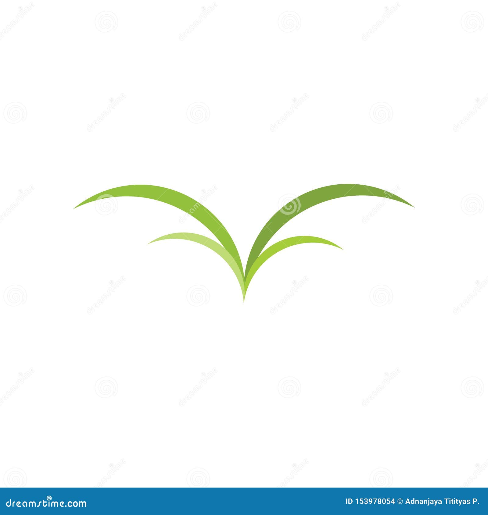 Grass simple symbol vector stock vector. Illustration of graphic ...