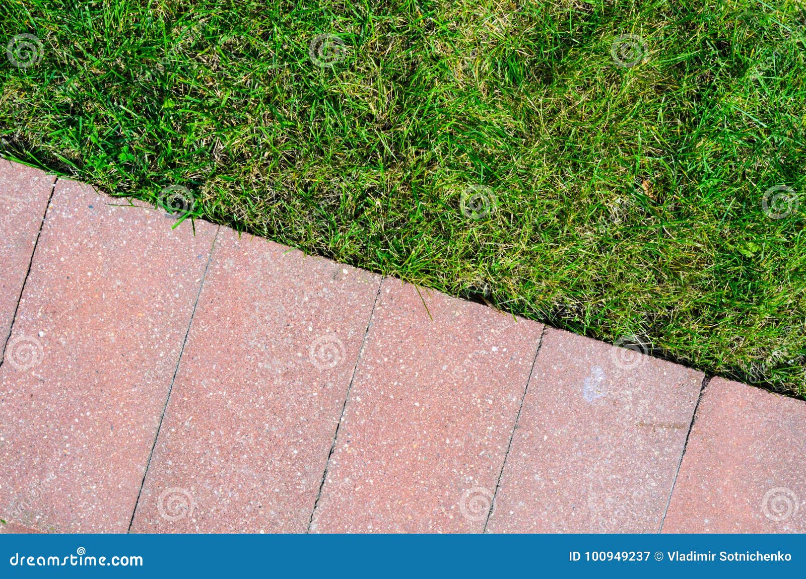 Grass and Stone Pavement Texture Stock Image - Image of construction ...