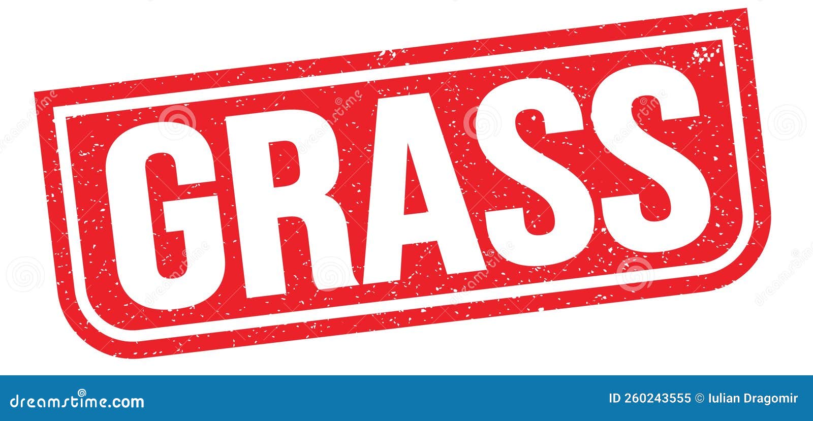 GRASS Text Written on Red Stamp Sign Stock Illustration - Illustration ...