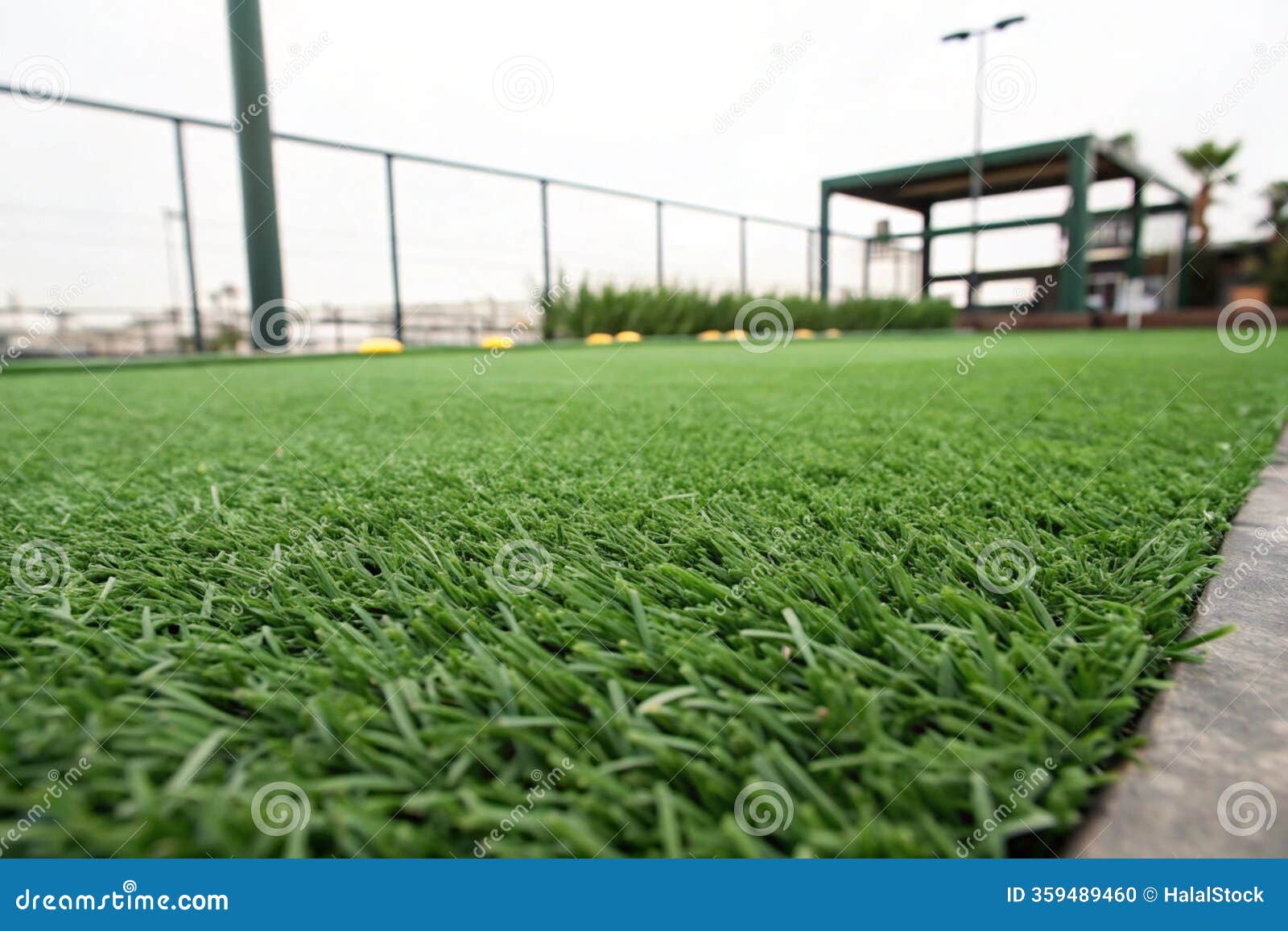 Grass Texture on Artificial Golf Field Top View Stock Illustration ...