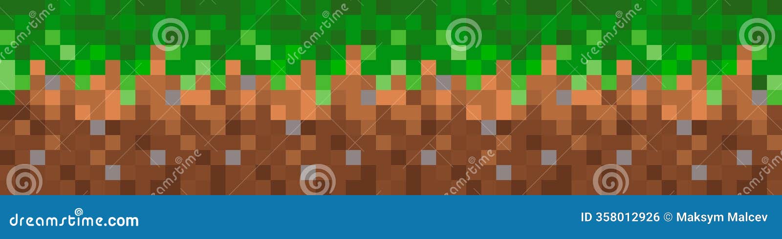 Game Ground Texture. Cartoon Surface, Dirt Ground Layer For Game Level ...