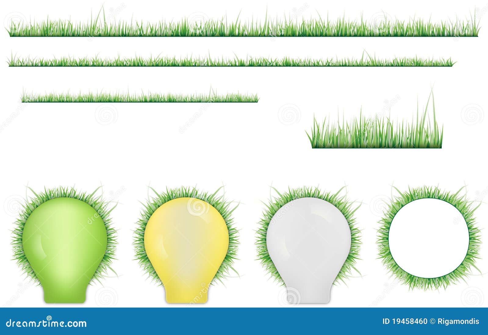Grass Tiles and lamp stock vector. Illustration of alternative - 19458460