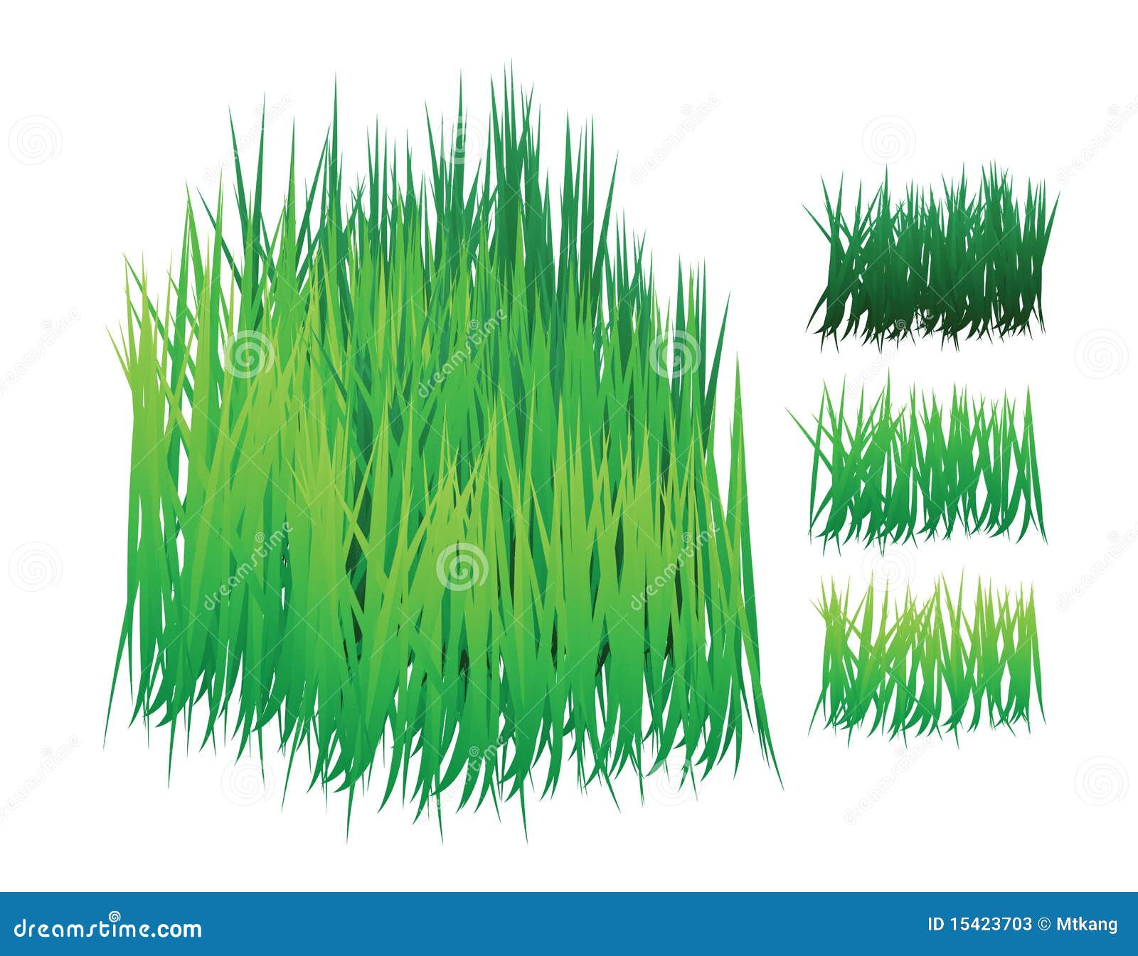 Grass vector stock vector. Illustration of natures, frames - 15423703