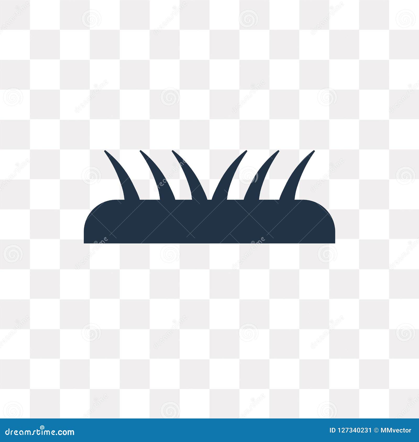 Grass Vector Icon Isolated on Transparent Background, Grass Tra Stock ...