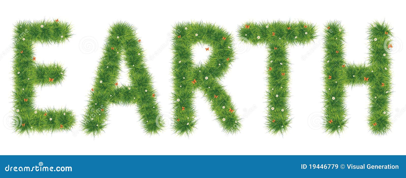 3D Word COM. Earth Spere Replacing Dot. Royalty-Free Stock Photo ...