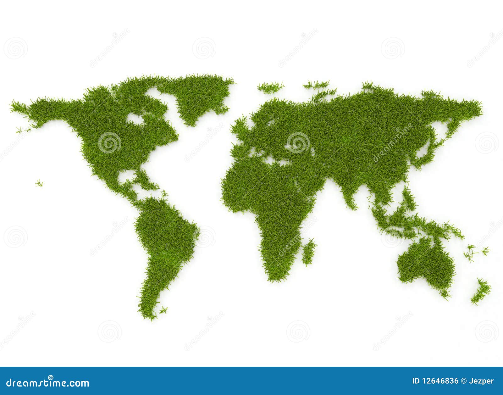 Grass world map stock illustration. Illustration of kingdom - 12646836