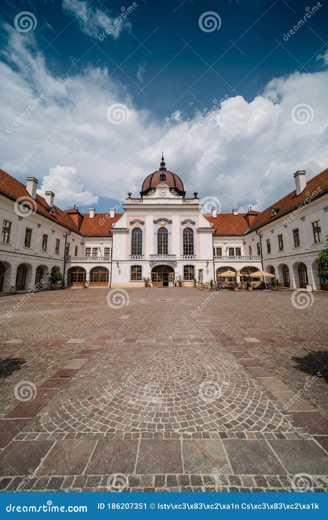 Grassalkovich Royal Castle in Godollo, Hungary Stock Image - Image of ...