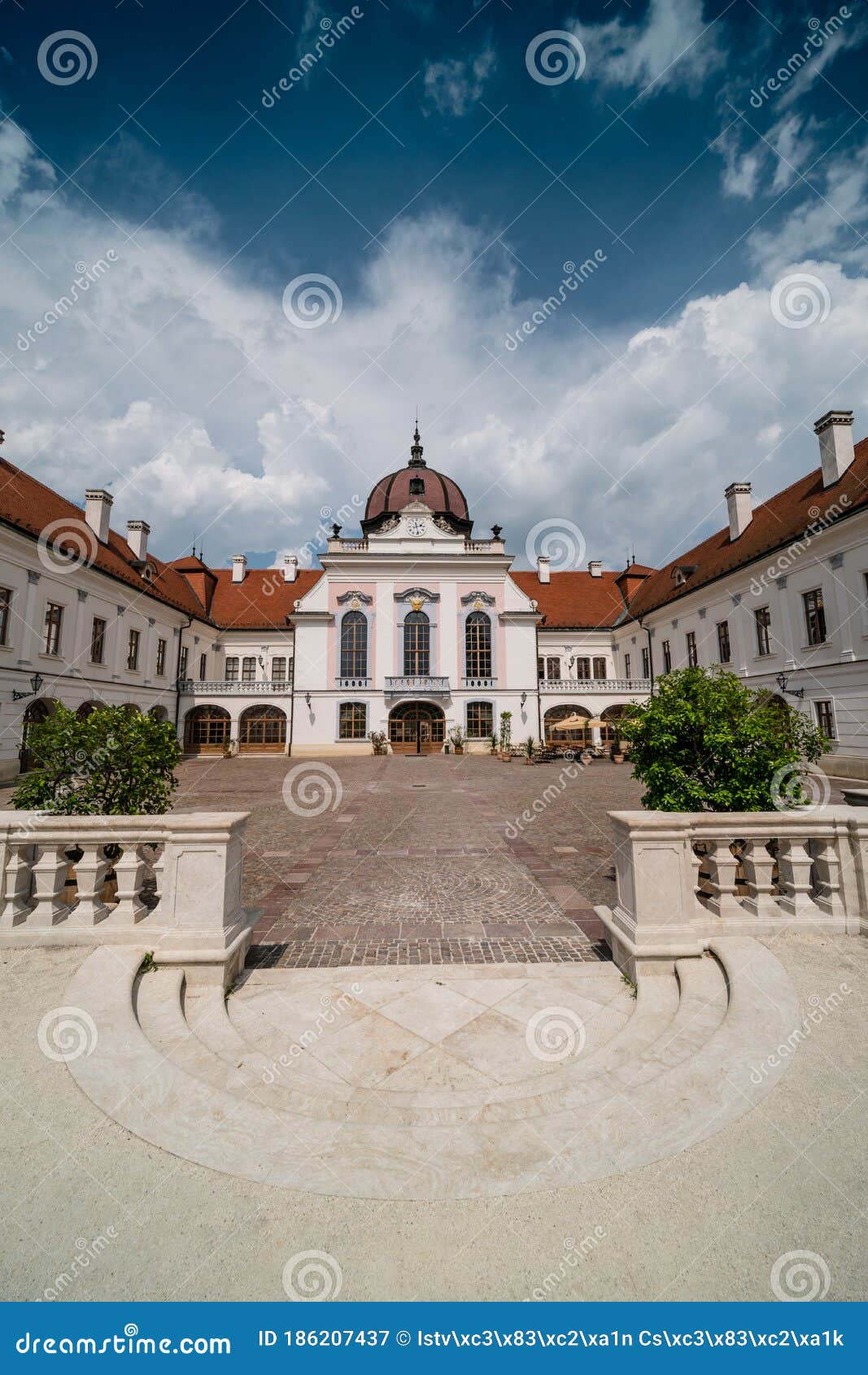 Grassalkovich Royal Castle in Godollo, Hungary Stock Image - Image of ...