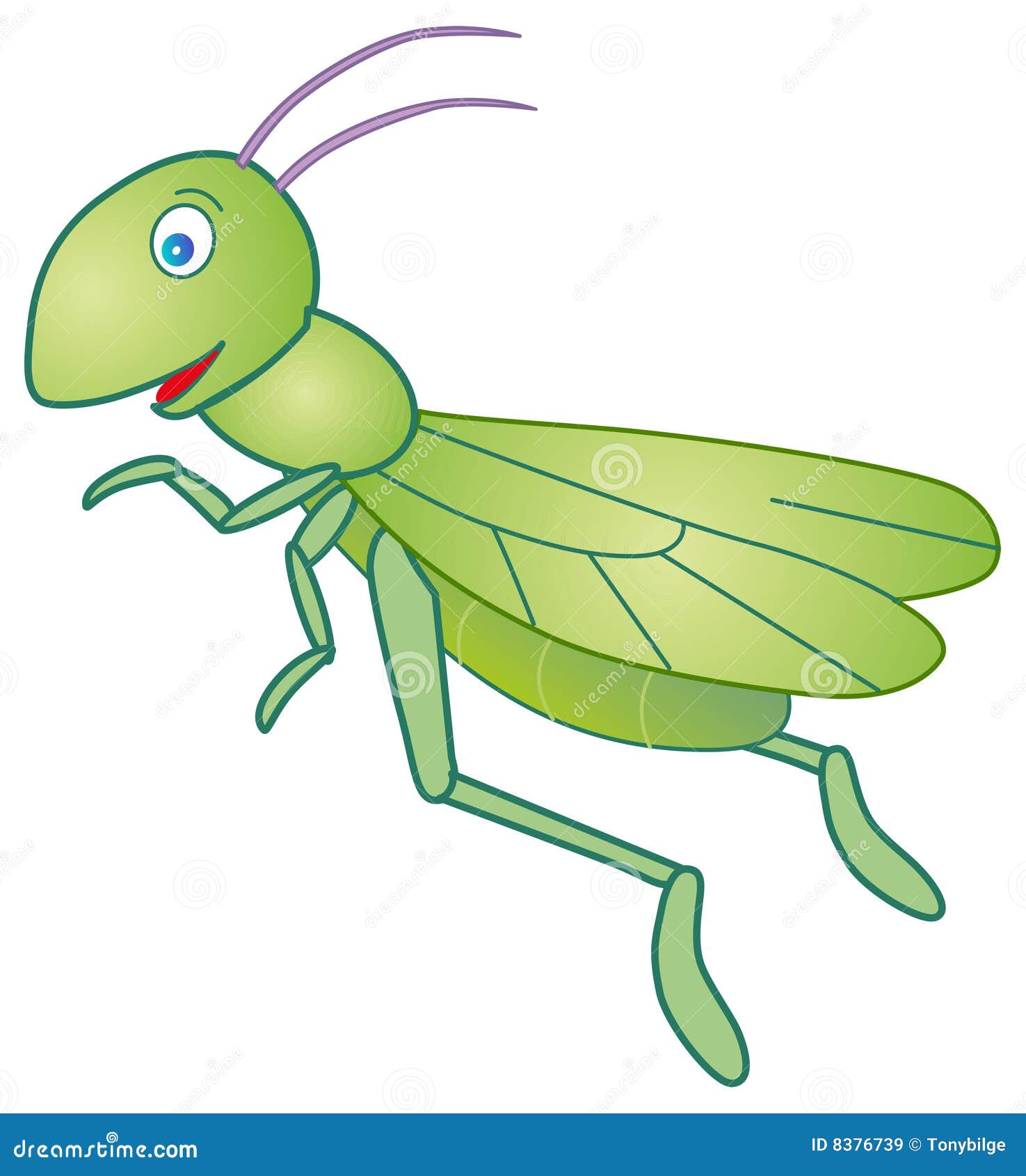 Grasshopper Jumping Drawing