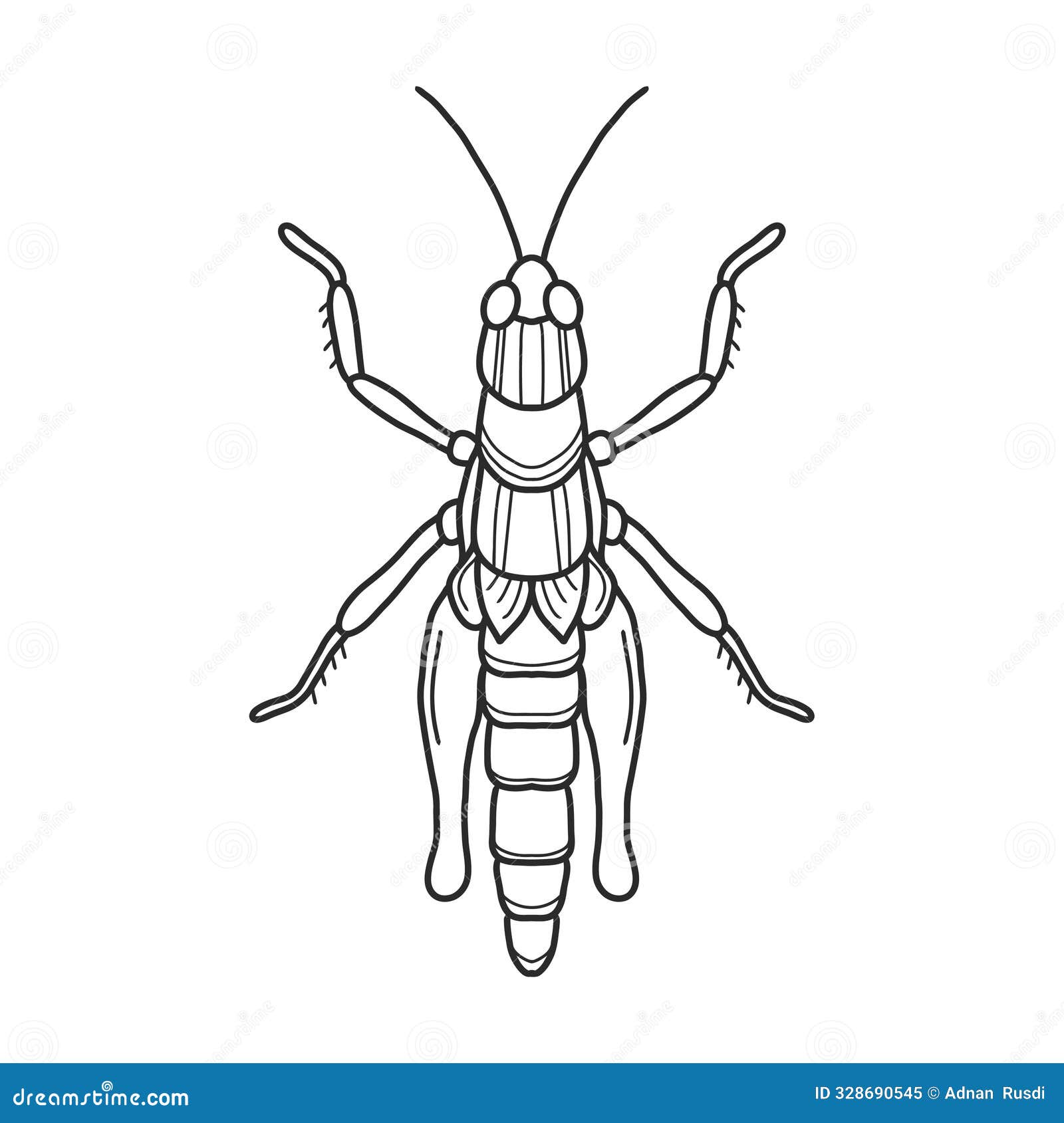 Cricket Insect Stylized Logo. Vector Illustration | CartoonDealer.com ...