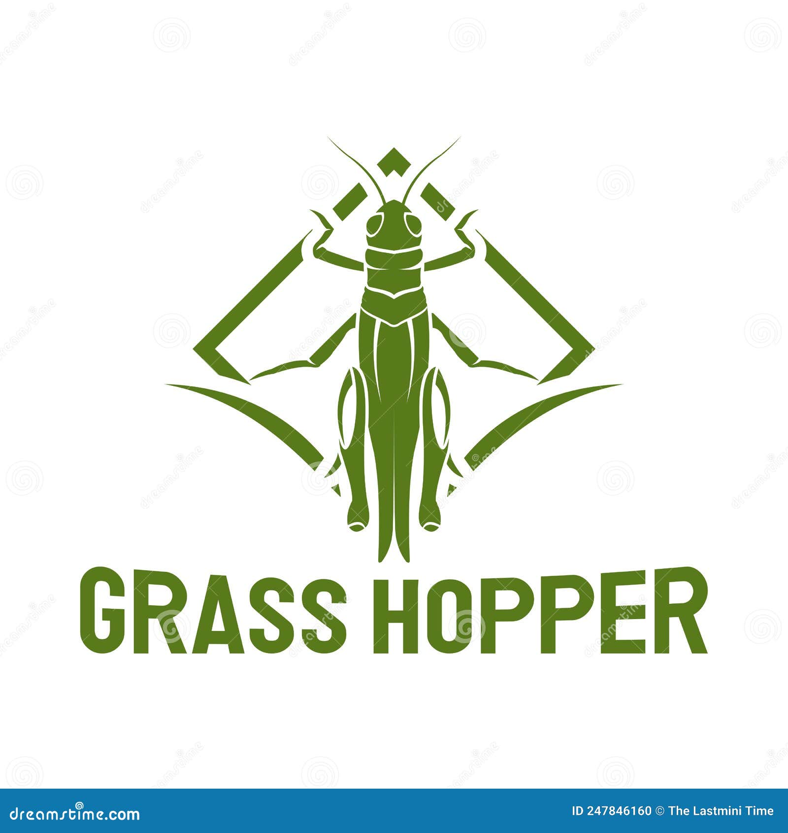 Grasshopper design icon stock vector. Illustration of katydid - 247846160