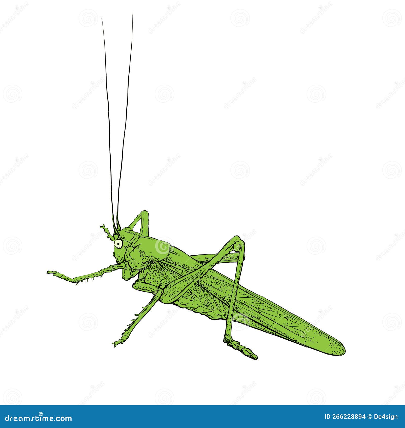 Grasshopper Locust Icon Cartoon Vector. Cute Insect | CartoonDealer.com ...