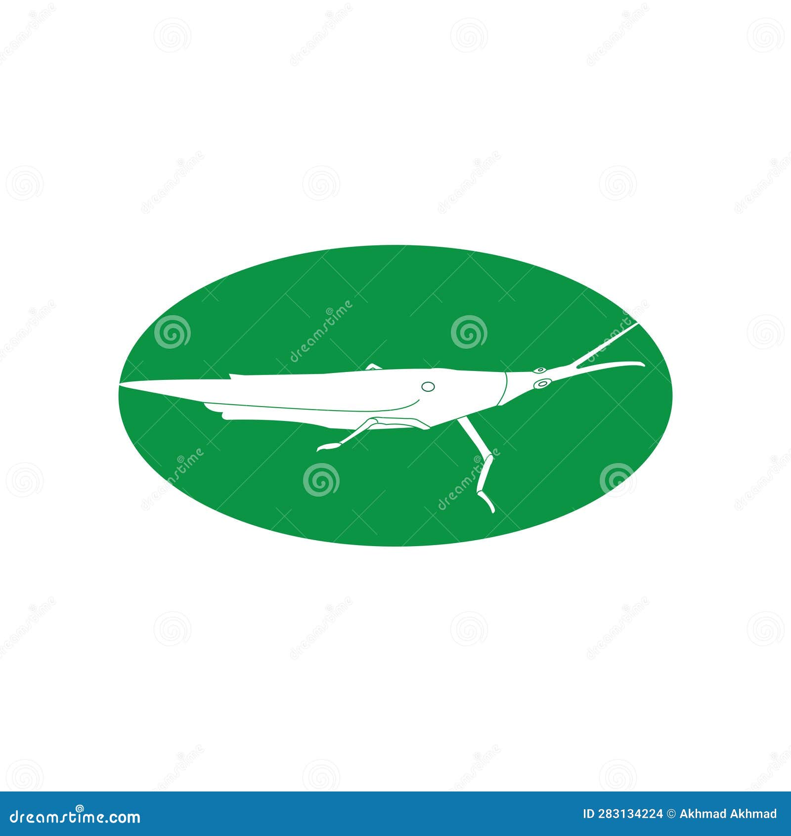 Grasshopper icon stock vector. Illustration of high - 283134224