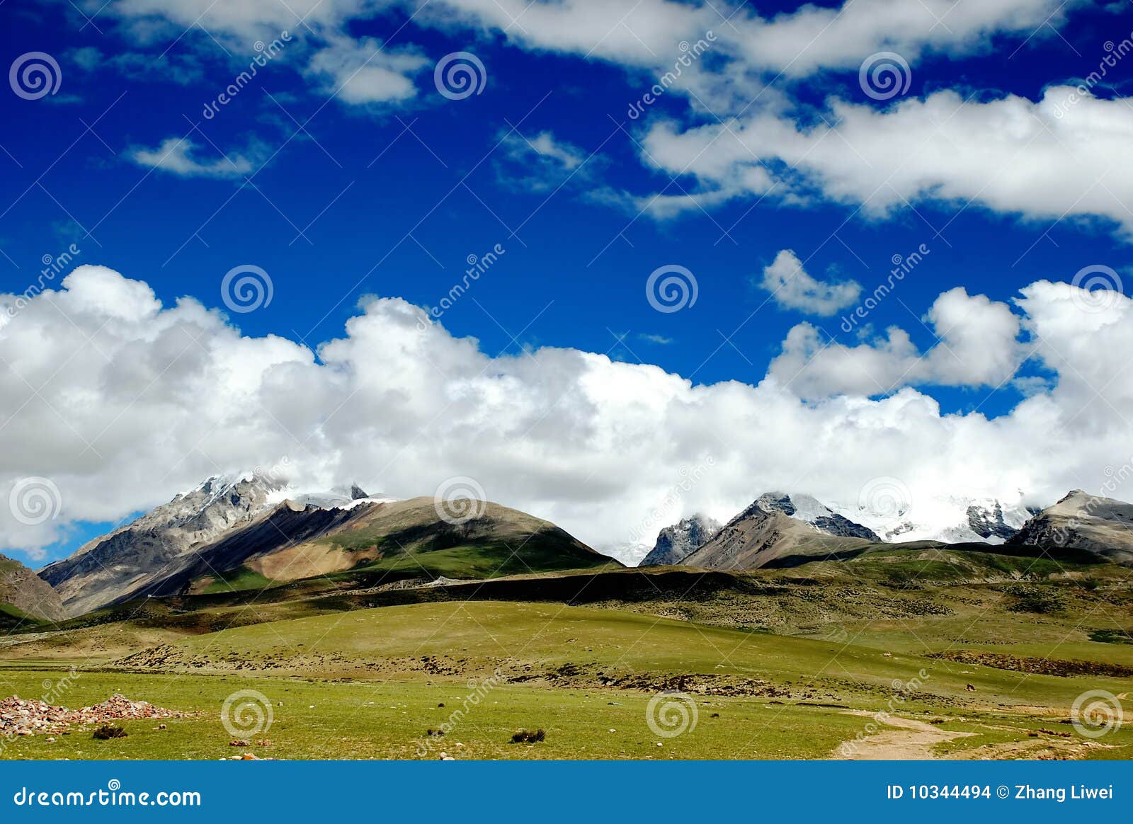 Grassland and sky stock photo. Image of interest, asia - 10344494