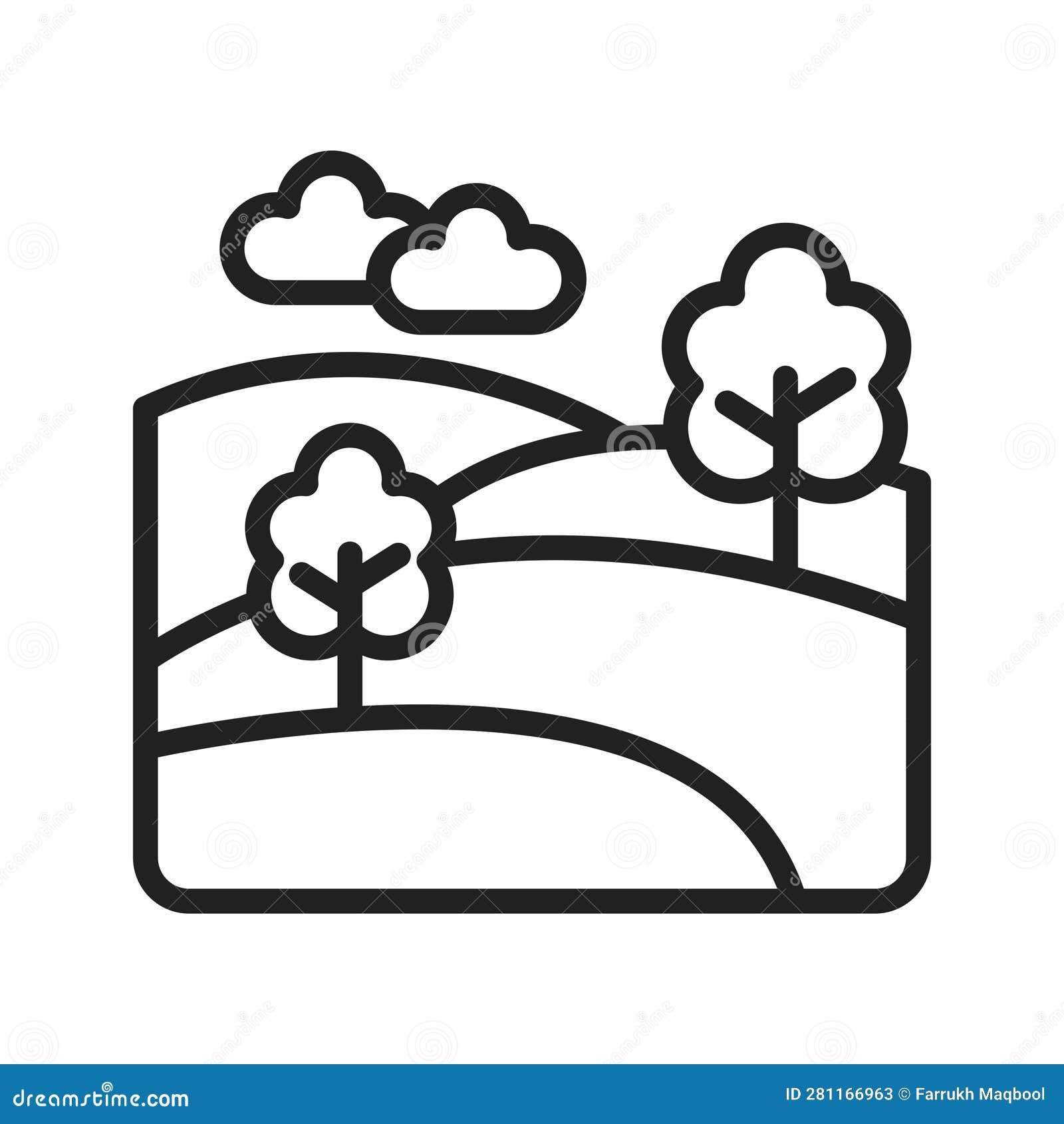 Grasslands Icon Image. Vector Illustration | CartoonDealer.com #284230230