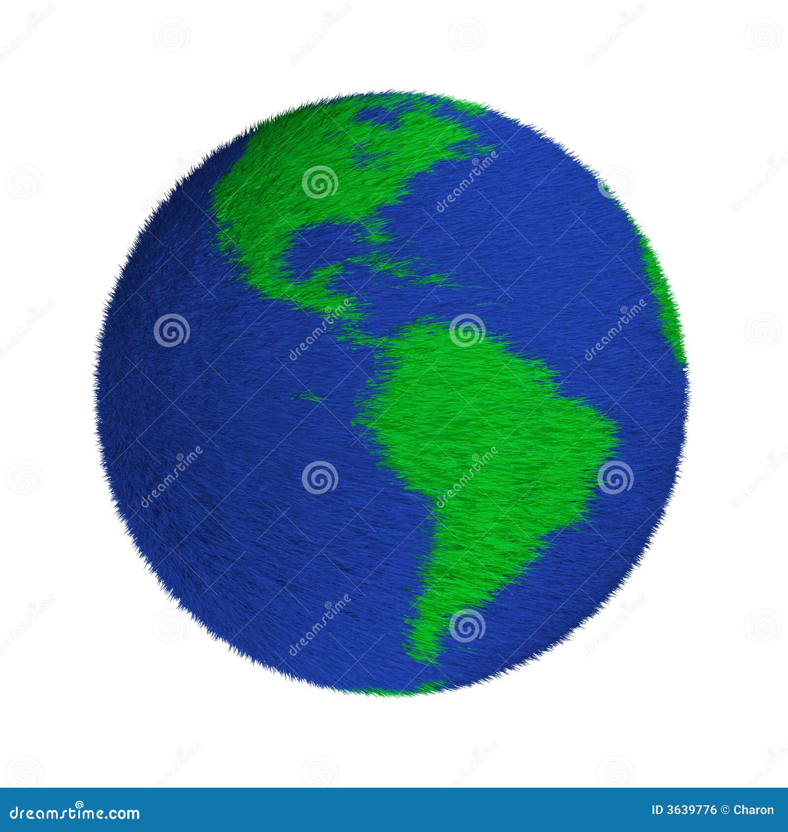 Plush Globe Earth Fur Texture Stock Illustration - Illustration of blue ...