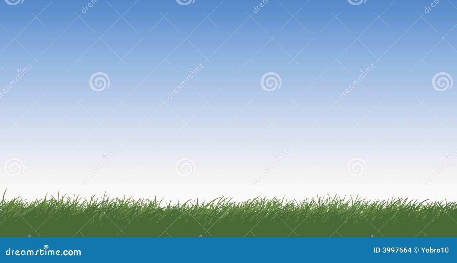 Grassy Field stock vector. Illustration of field, happy - 3997664