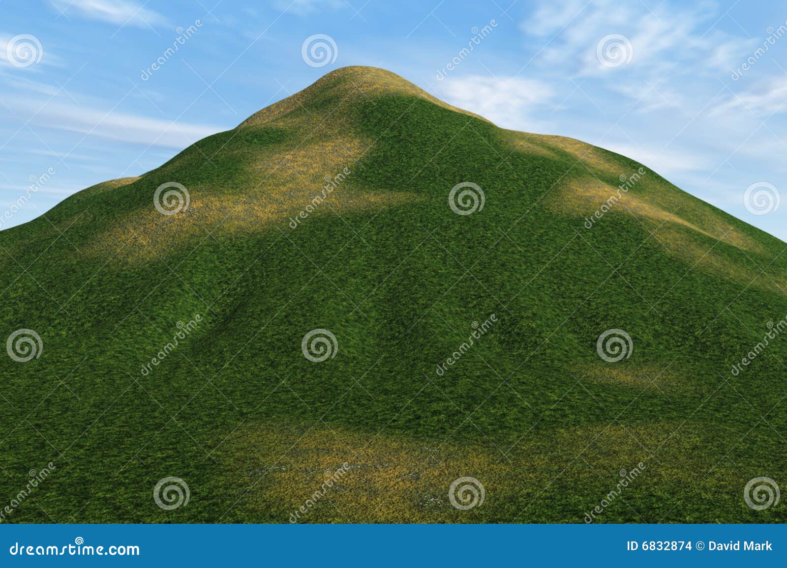 Grassy Hill stock photo. Image of nature, grass, knob - 6832874