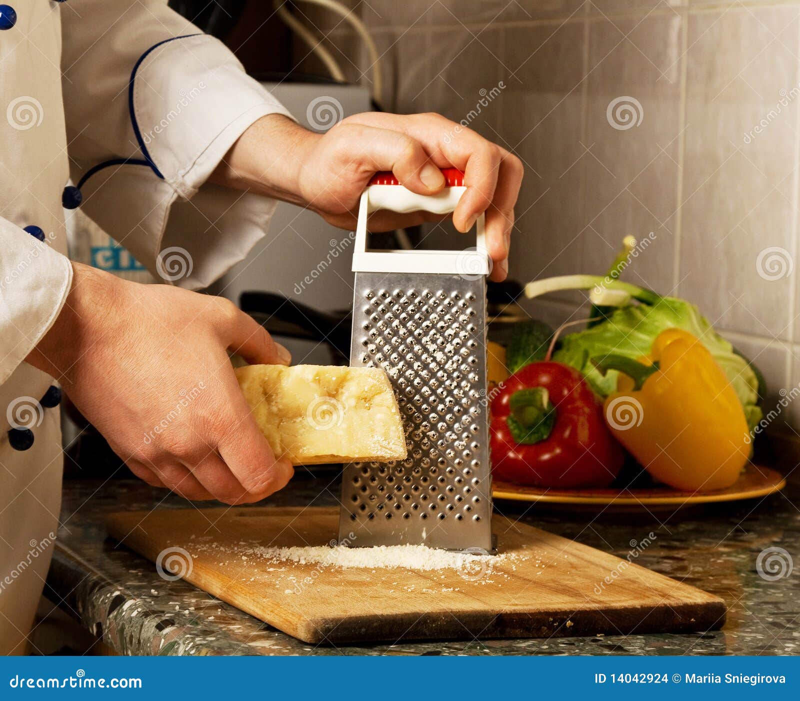 Grate Parmesan grated stock photo. Image of breakfast - 14042924
