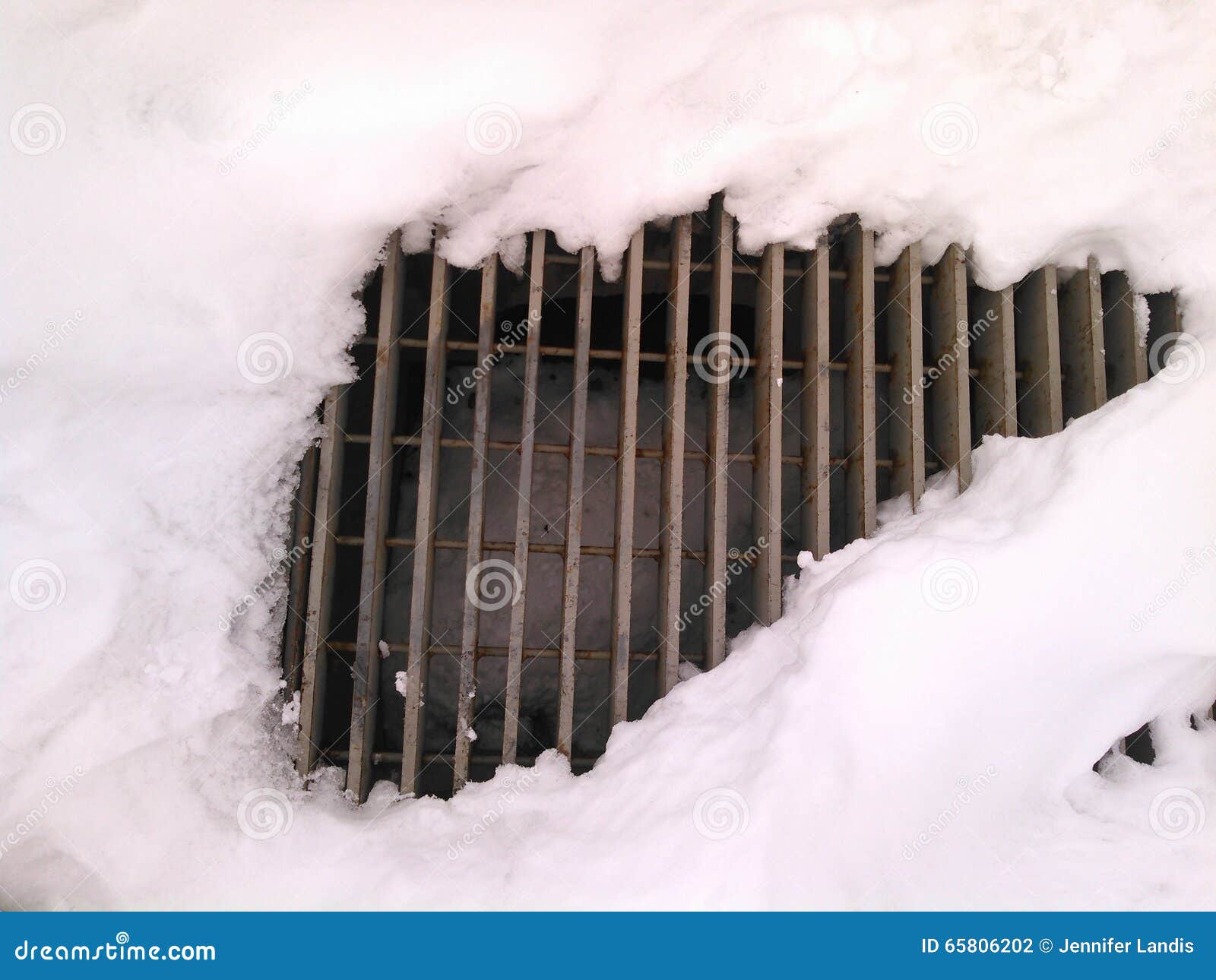 Lookin grate in the snow! stock photo. Image of industrial - 65806202