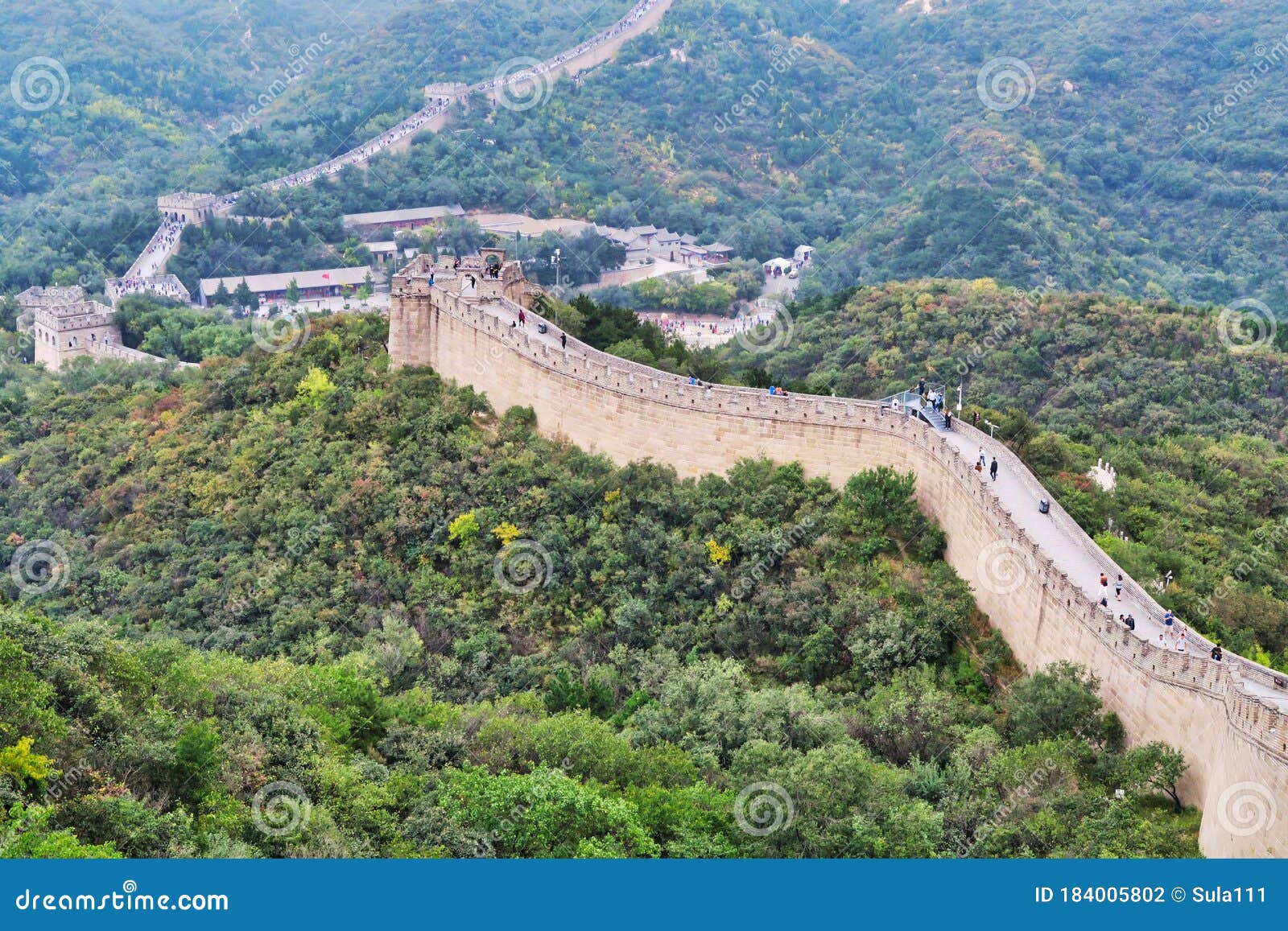 The Grate Wall of China stock photo. Image of 1878, china - 184005802