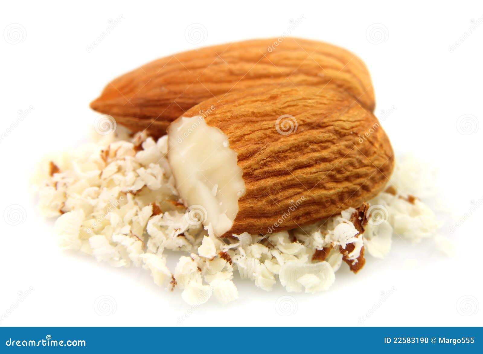 Grated almonds stock photo. Image of almond, snack, group - 22583190