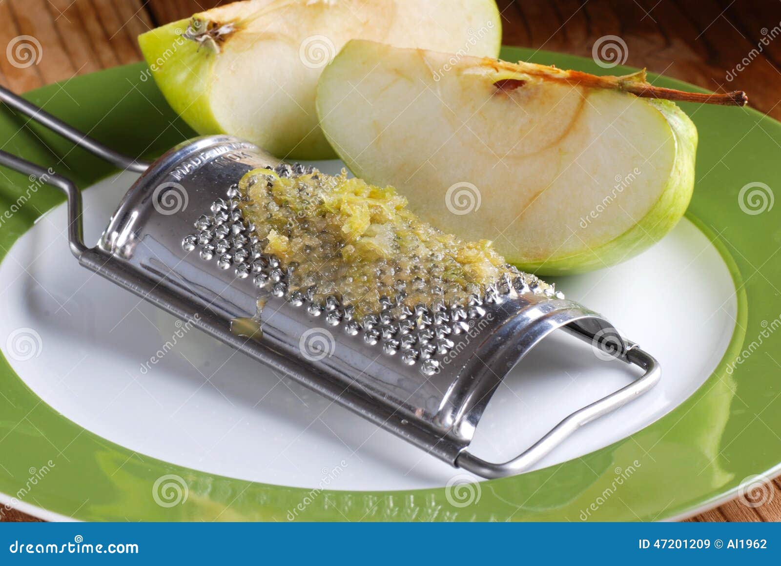 Grated Apple with Tool Stainless Stock Image - Image of nutrition, diet ...