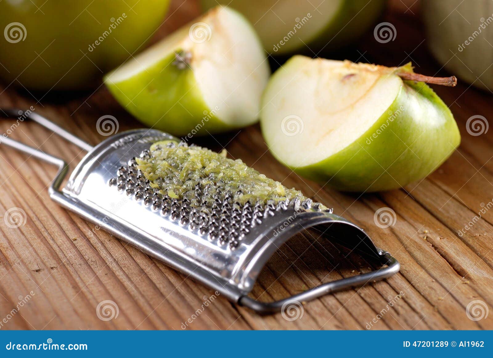Grated Apple with Tool Stainless Stock Image - Image of closeup, diet ...