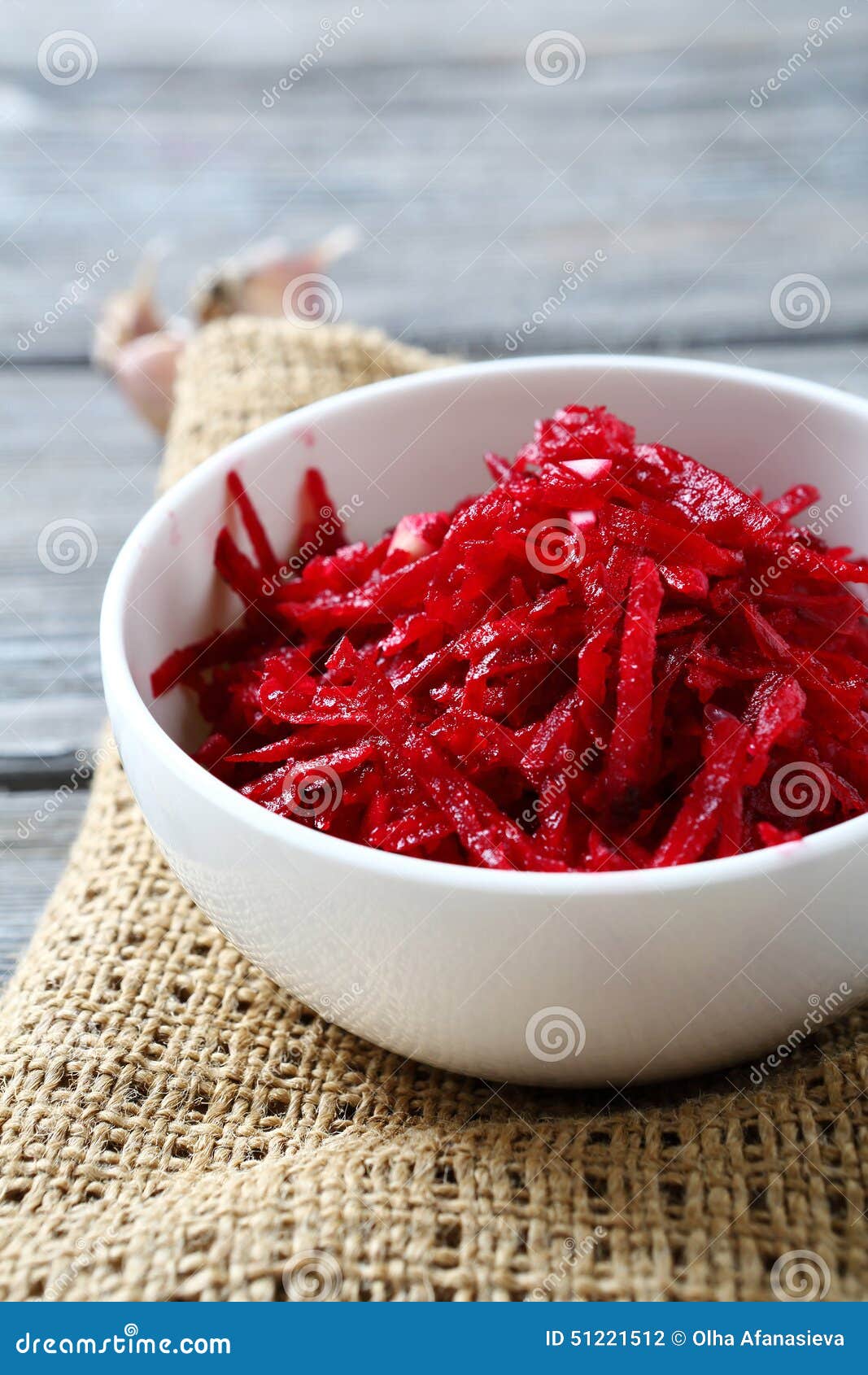 Grated beet in a bowl stock photo. Image of health, lunch - 51221512