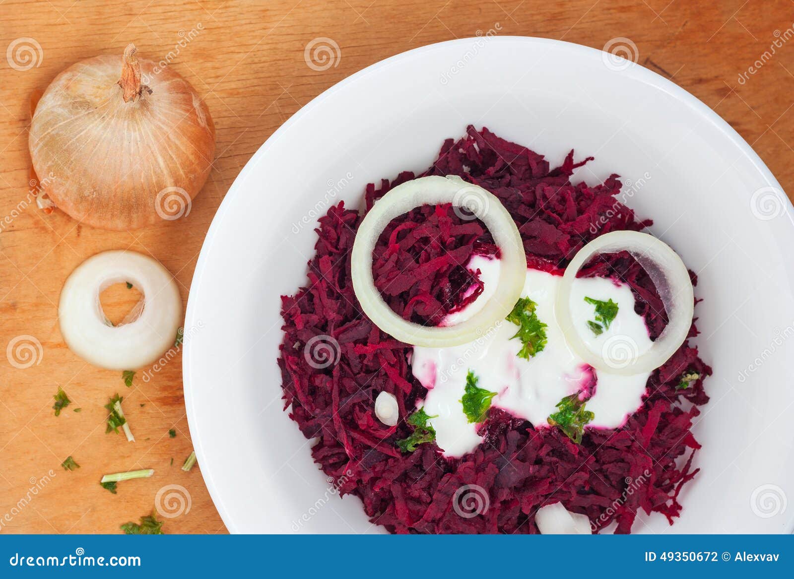Grated Beets with Chopped Onion Stock Photo - Image of root, beet: 49350672