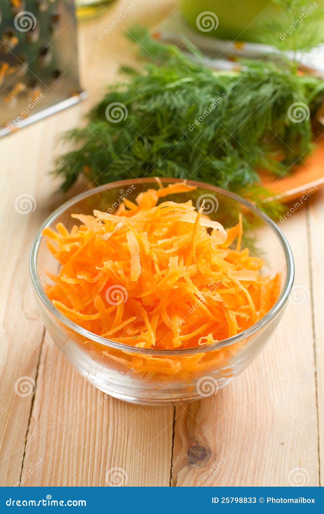 Grated carrot stock image. Image of healthy, crunchy - 25798833