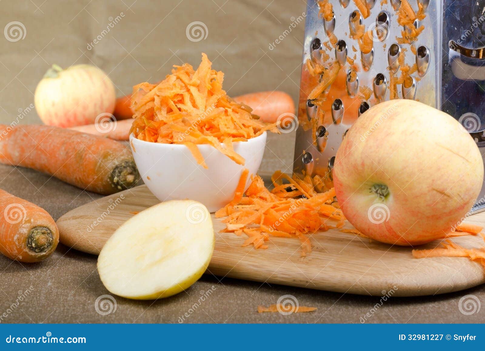 Grated carrot. stock image. Image of chrome, grated, steel - 32981227