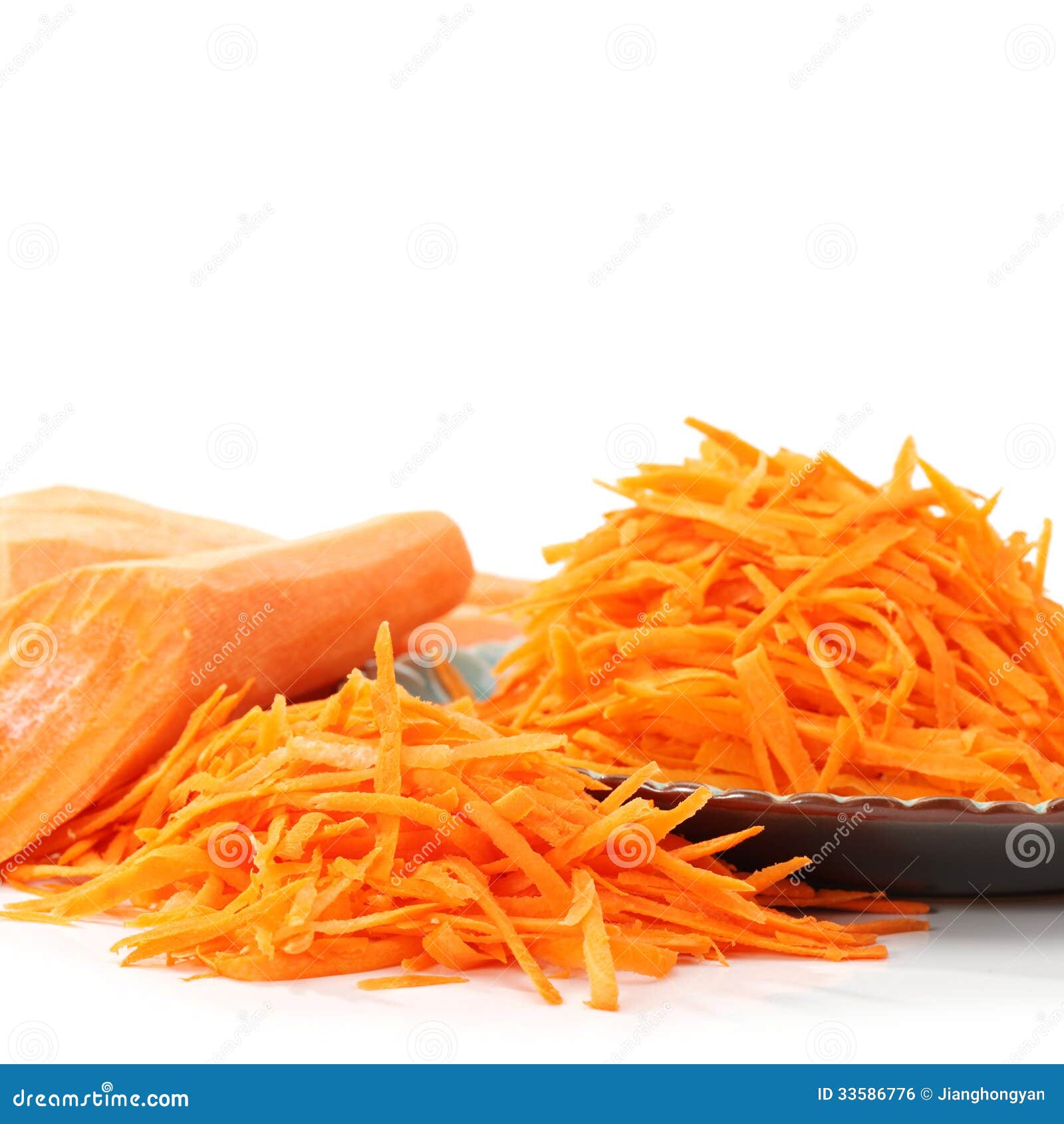 Grated carrot stock photo. Image of cook, vegetarian - 33586776