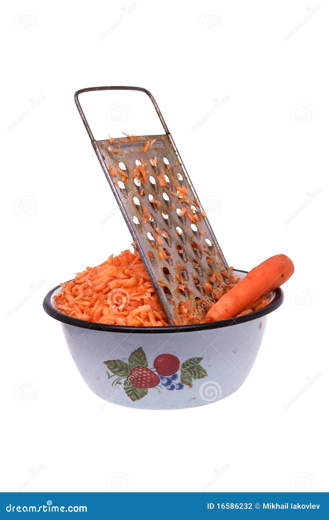Grated carrots stock photo. Image of food, vitamins, fresh - 16586232