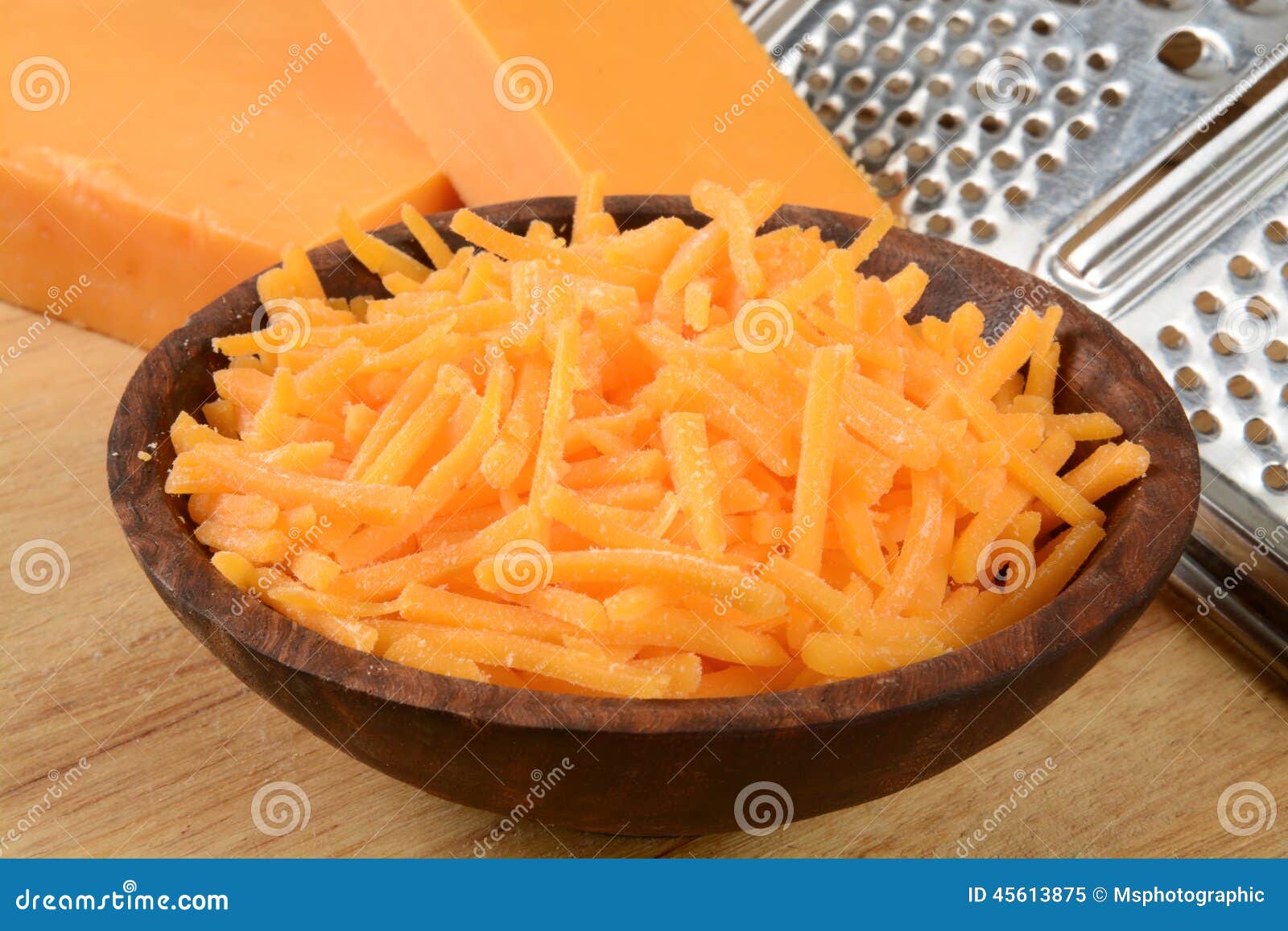 Grated cheddar cheese stock image. Image of grater, napkin - 45613875