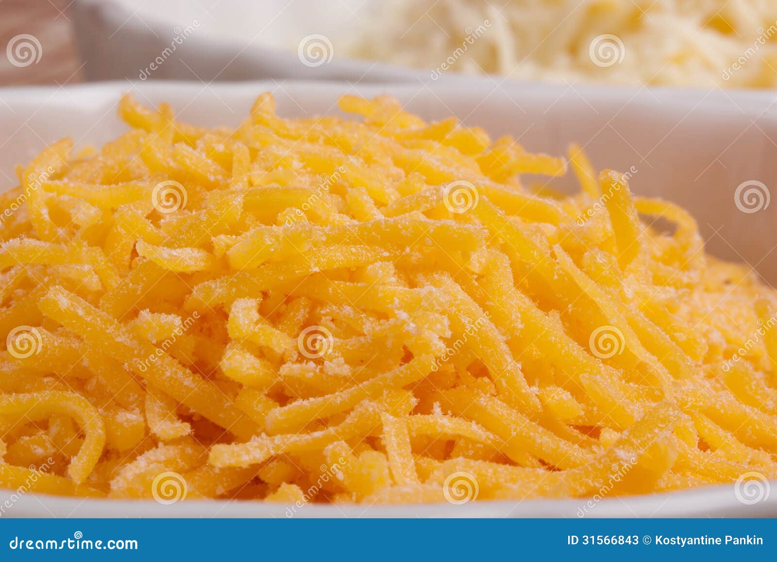 Grated cheddar cheese stock image. Image of heap, closeup - 31566843