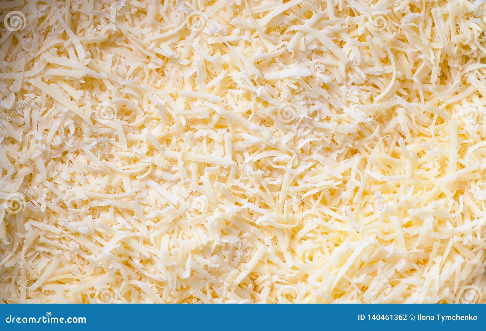 Grated Cheddar Cheese Texture for Cooking, Top View Stock Photo - Image ...