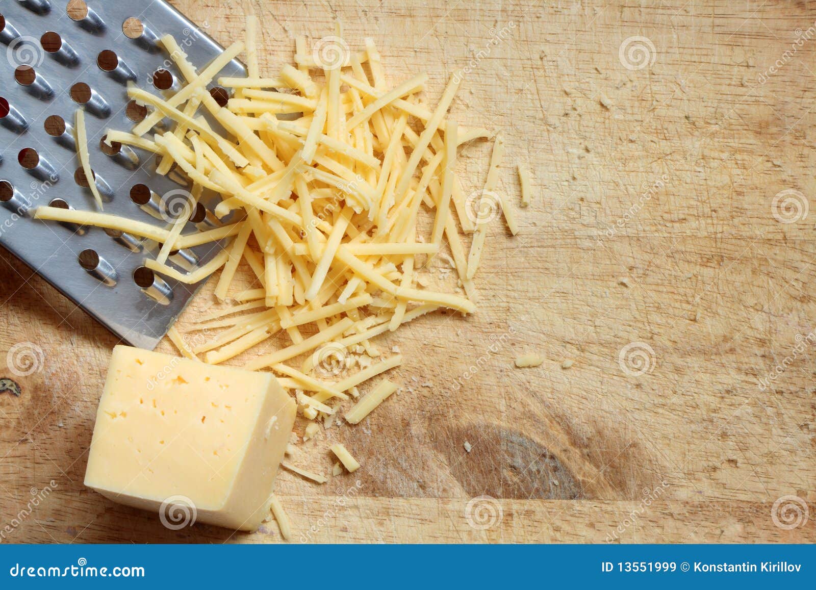Grated Cheese stock image. Image of grated, board, equipment - 13551999