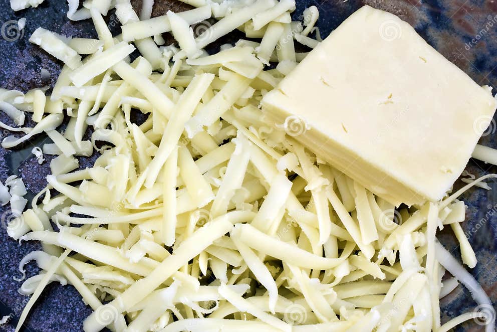 Grated cheese stock photo. Image of nutrition, closeup - 16657378
