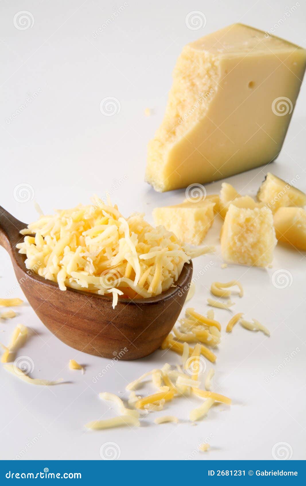 Grated cheese stock image. Image of product, food, delicatessen - 2681231