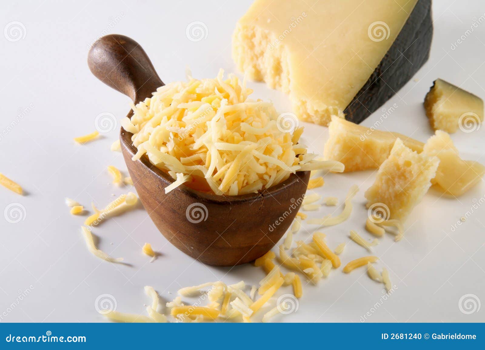 Grated cheese stock photo. Image of delicatessen, italian - 2681240