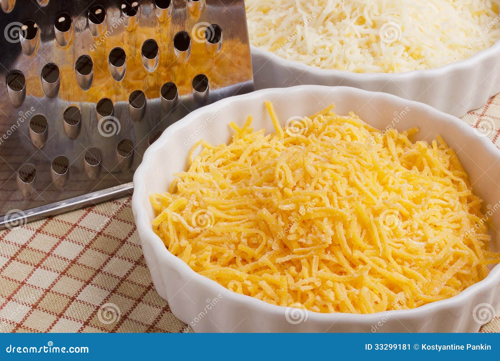 Grated cheese stock image. Image of swiss, healthy, portion - 33299181